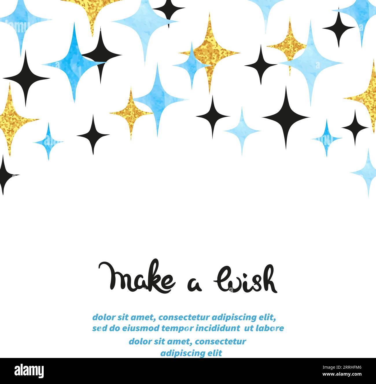 Abstract vector celebration background with blue watercolor starburst ...