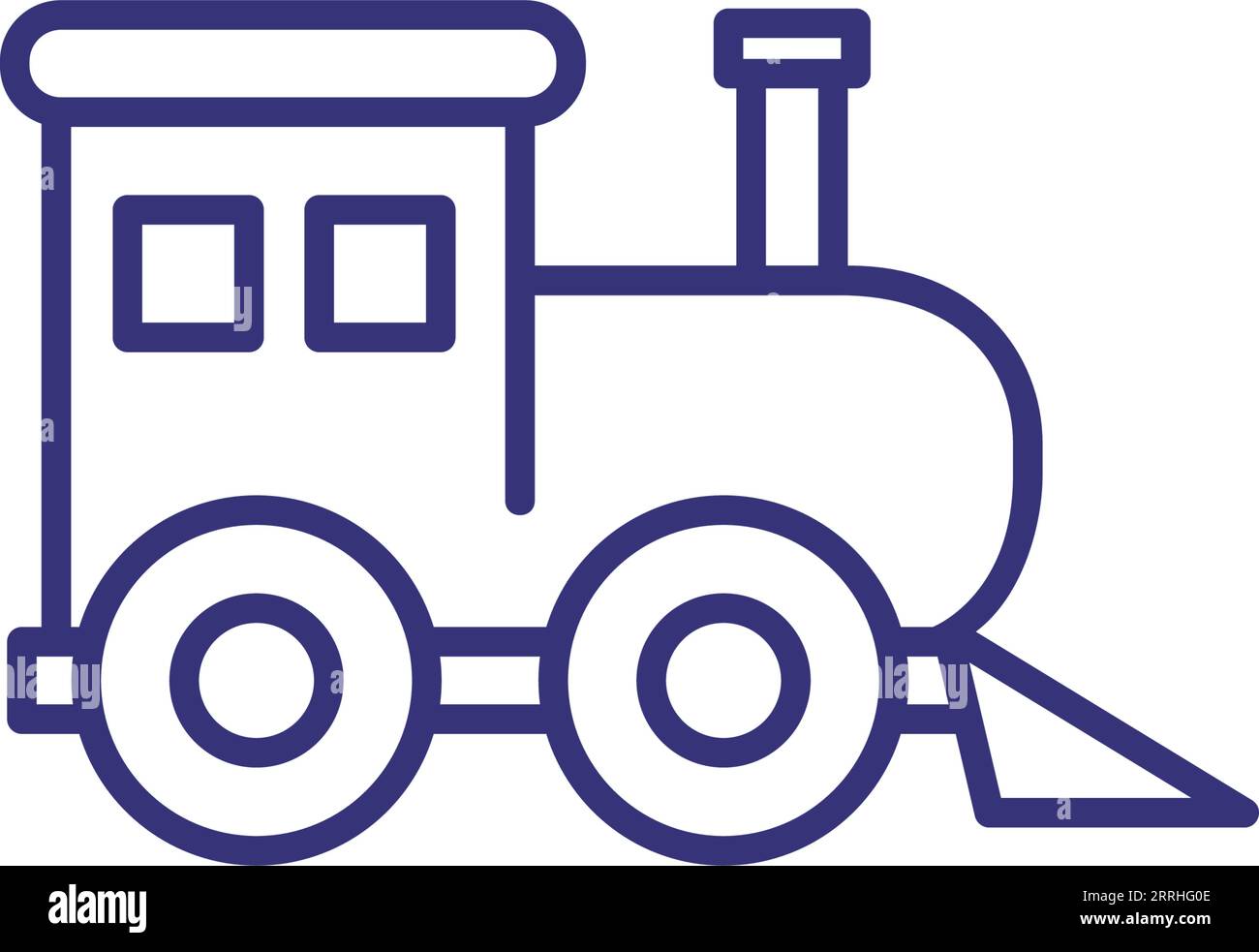 Toy train line icon Stock Vector Image & Art - Alamy