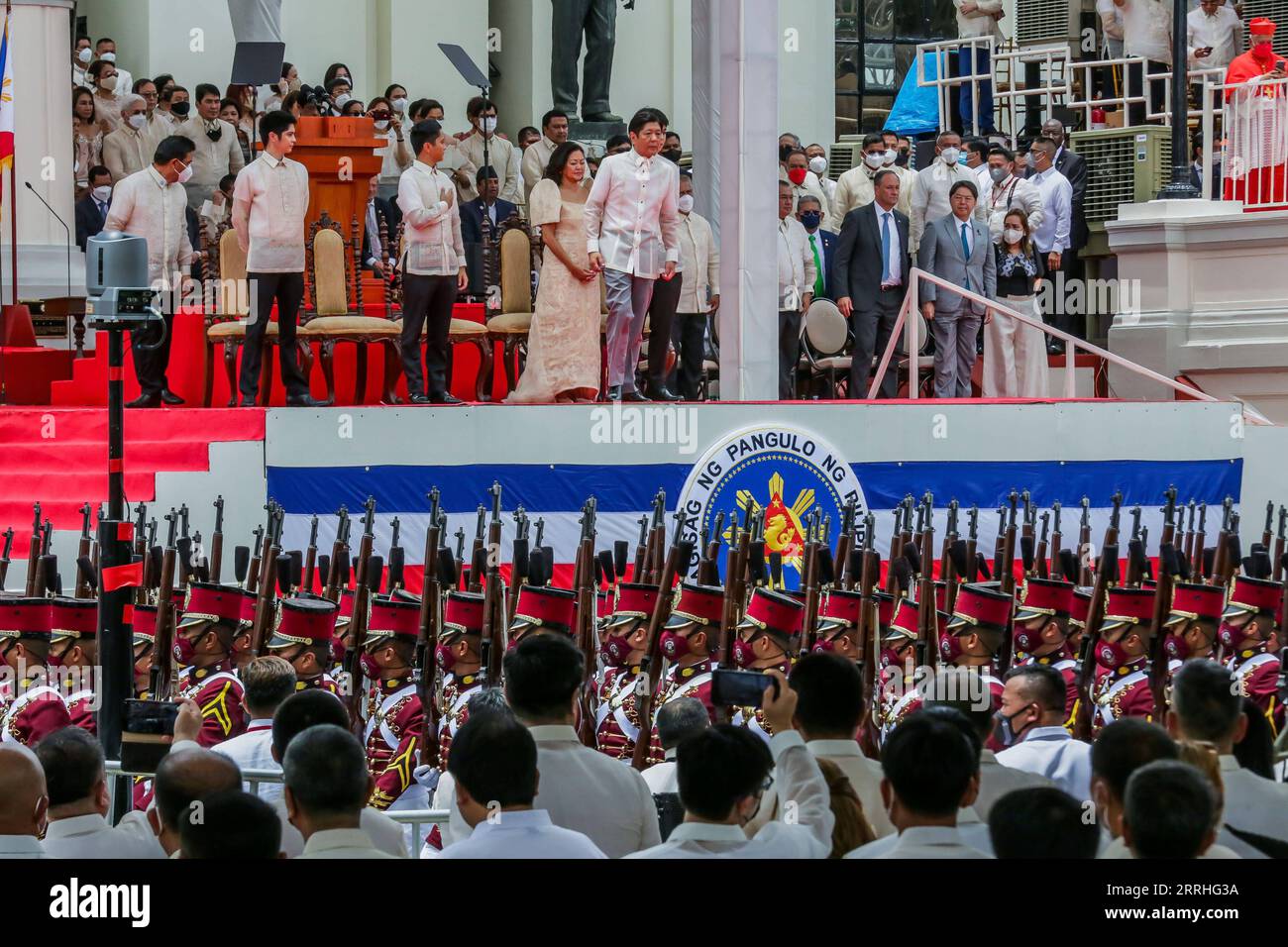 220630 -- MANILA, June 30, 2022 -- Ferdinand Romualdez Marcos attends ...
