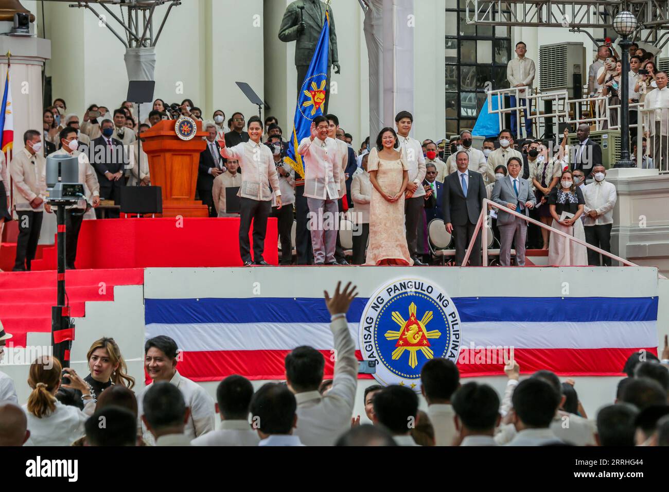 220630 -- MANILA, June 30, 2022 -- Ferdinand Romualdez Marcos attends ...