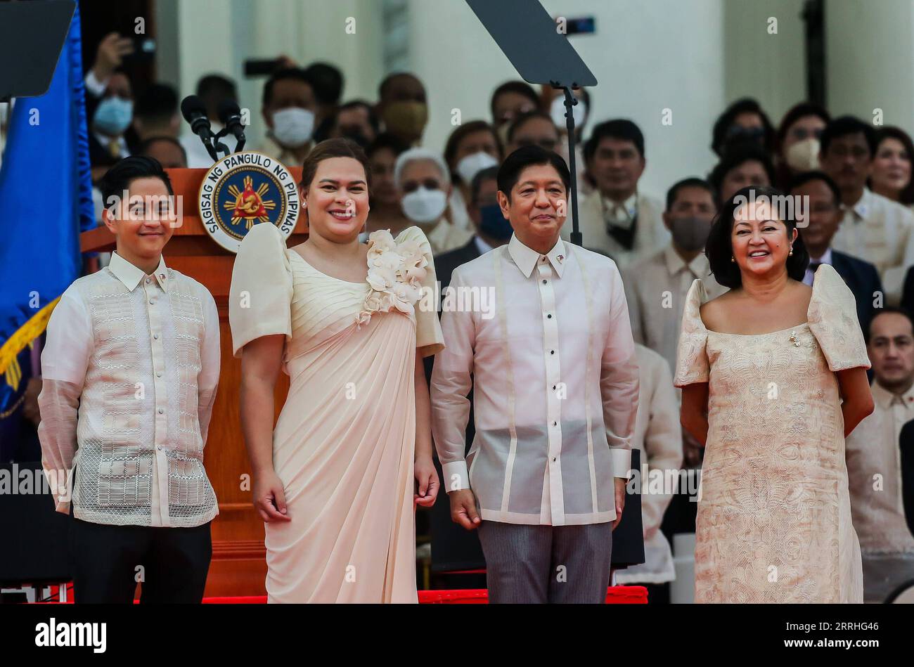 220630 -- MANILA, June 30, 2022 -- Ferdinand Romualdez Marcos attends ...