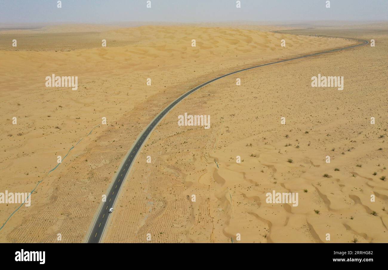 220630 -- YULI, June 30, 2022 -- Aerial photo shows a new highway ...