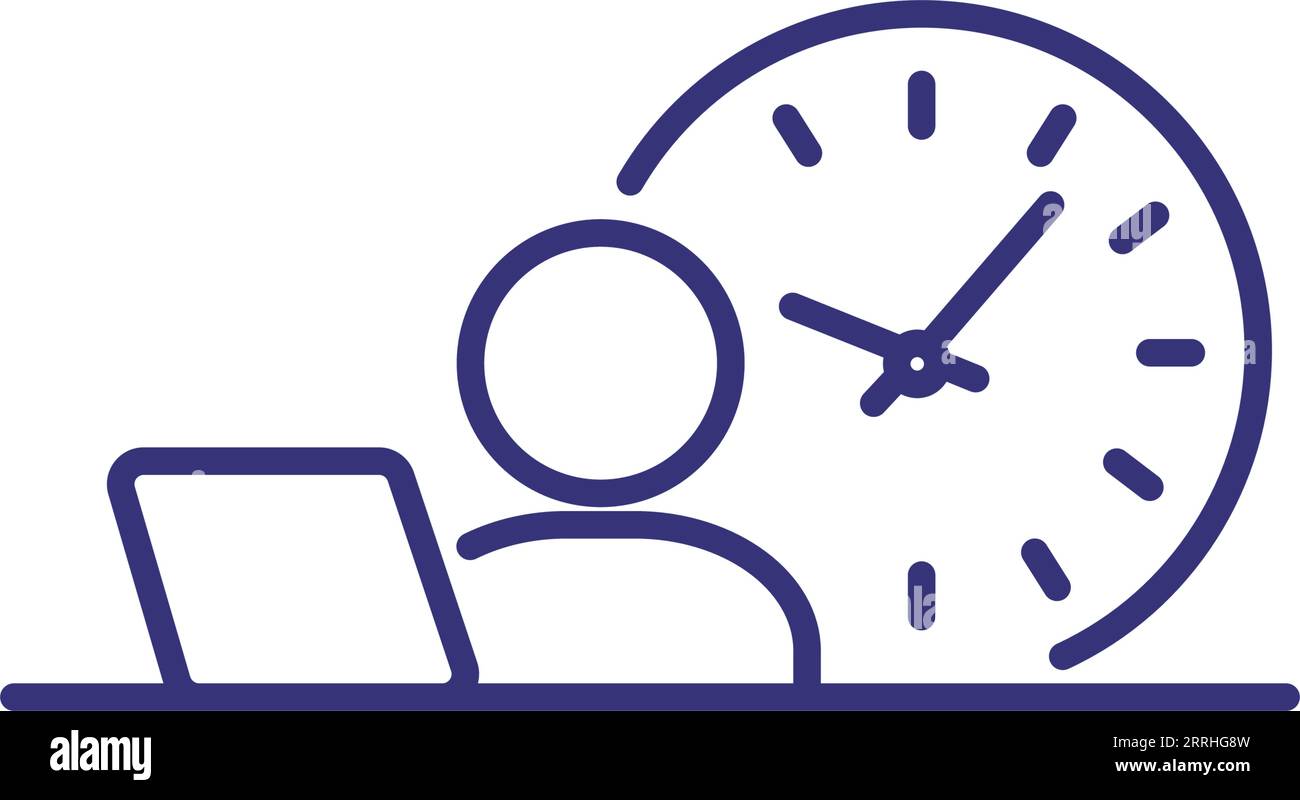 Office hours line icon Stock Vector Image & Art - Alamy