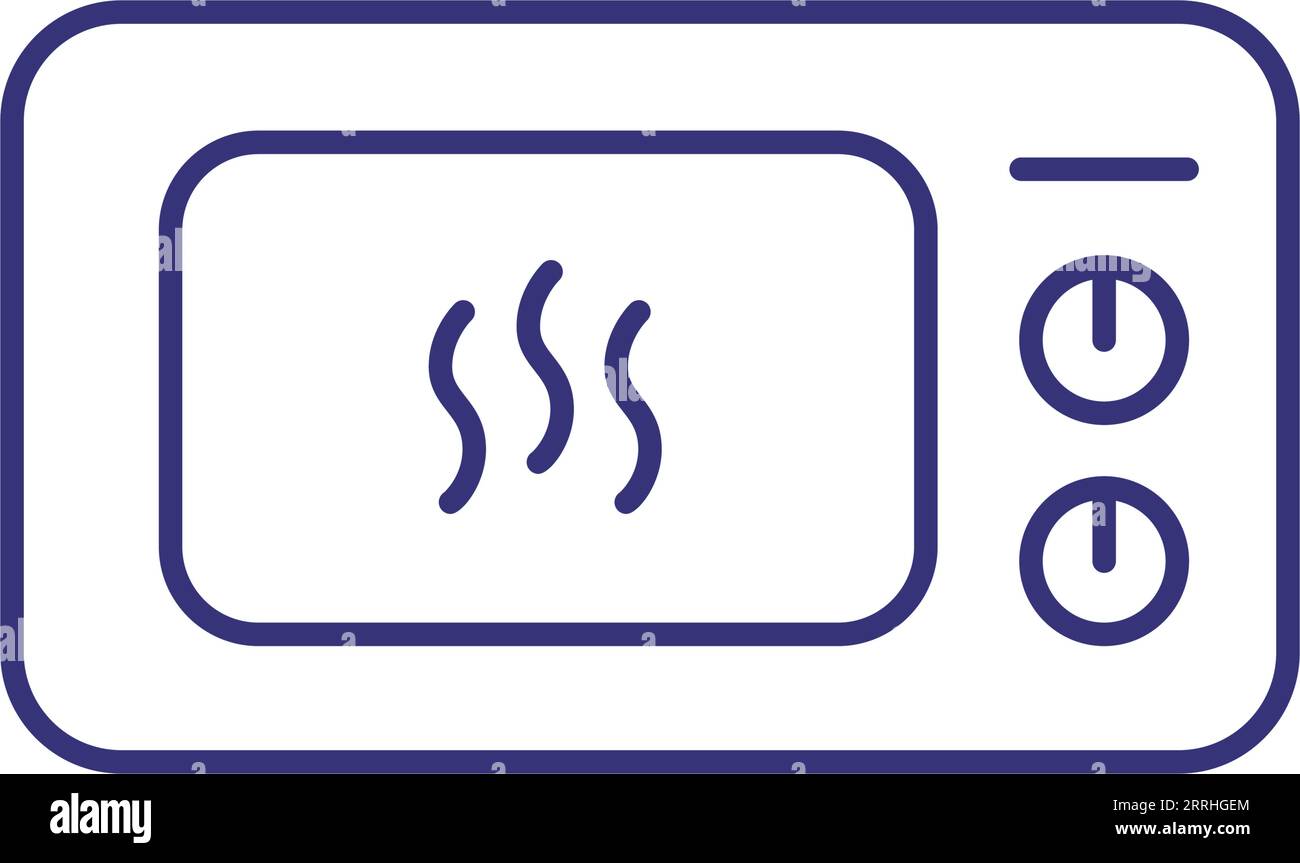 Microwave oven icon template Cut Out Stock Images & Pictures - Alamy