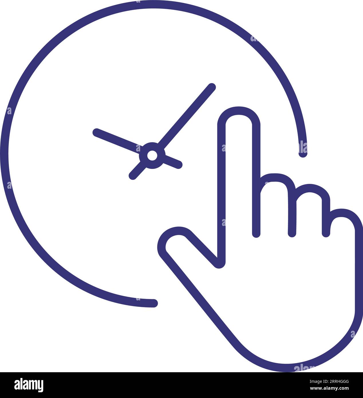 Business appointment thin line Stock Vector Images - Alamy