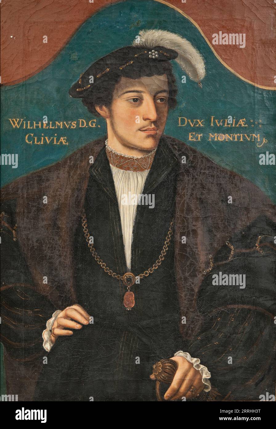 Vilhelm (1516-1592), Duke of Jülich, Cleve and Berg, married to Maria ...