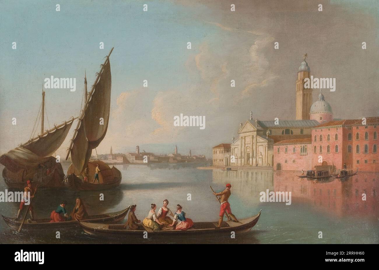 View of Venice with San Giorgio Maggiore, 1715 Stock Photo - Alamy