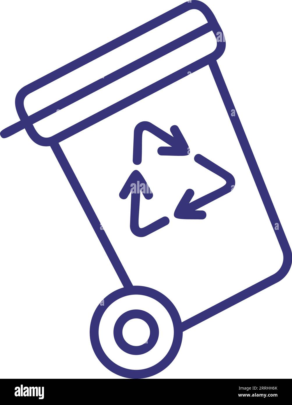 Recyclable container icon outline hi-res stock photography and images ...