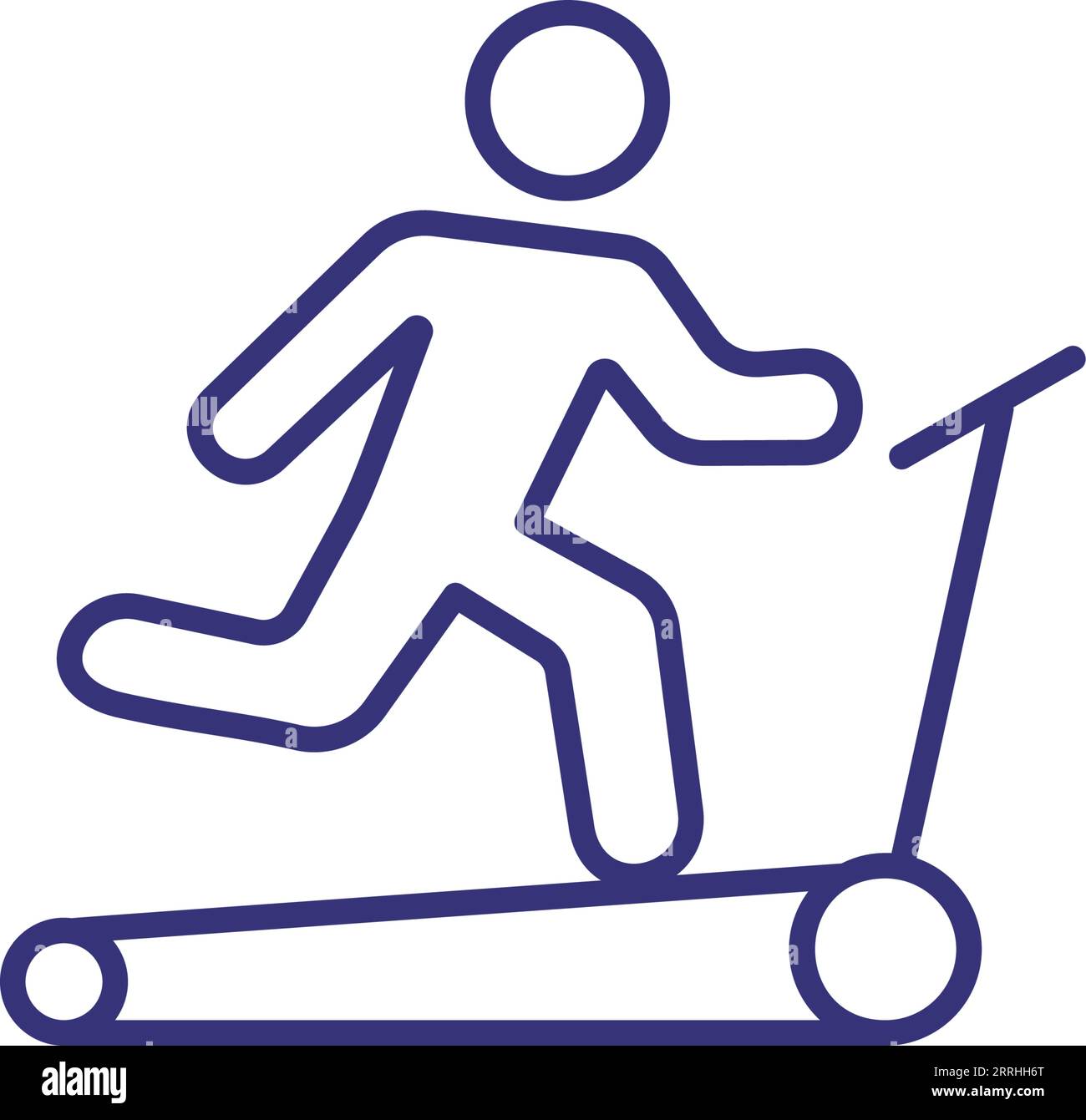 Treadmill line icon Stock Vector Image & Art - Alamy