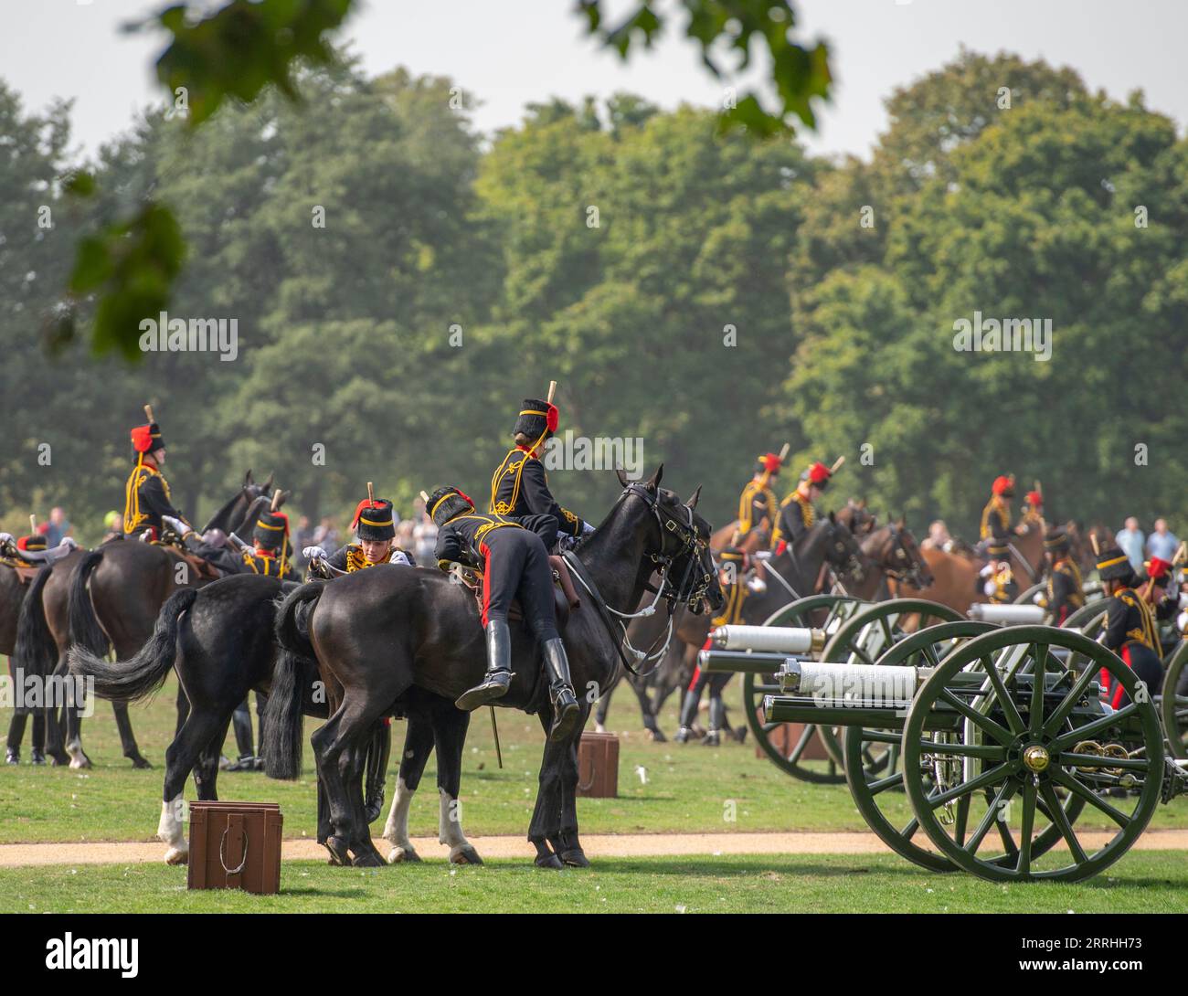 Hyde Park, London, UK. 8th Sep, 2023. The King's Troop Royal Horse ...