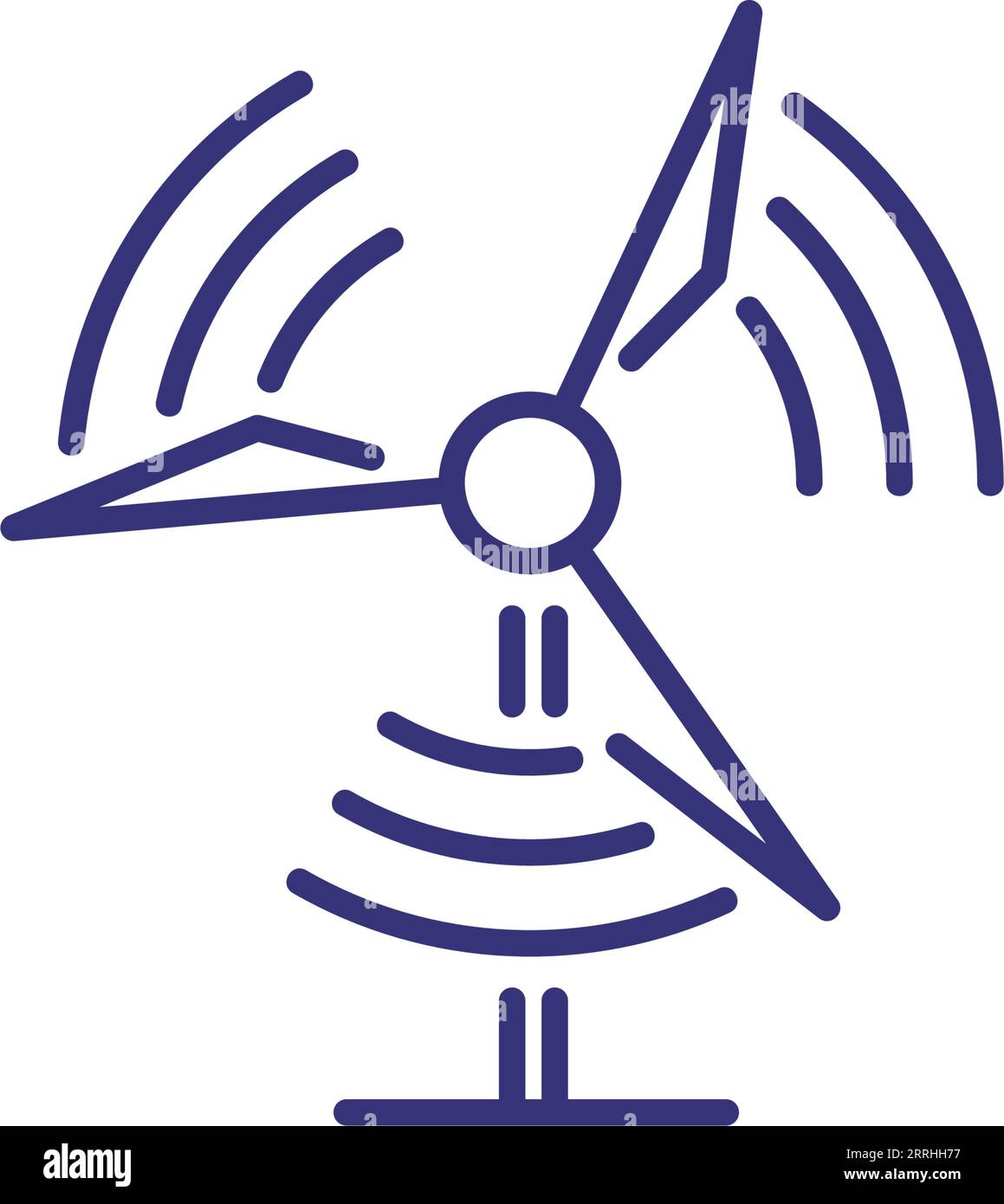Wind turbine line icon Stock Vector Image & Art - Alamy