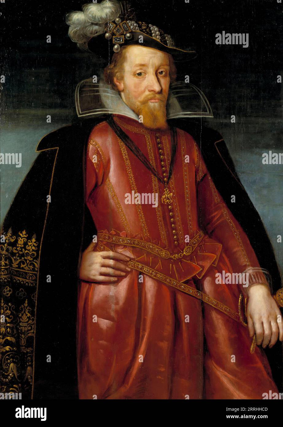 James I of England (1566-1625), c17th century Stock Photo - Alamy