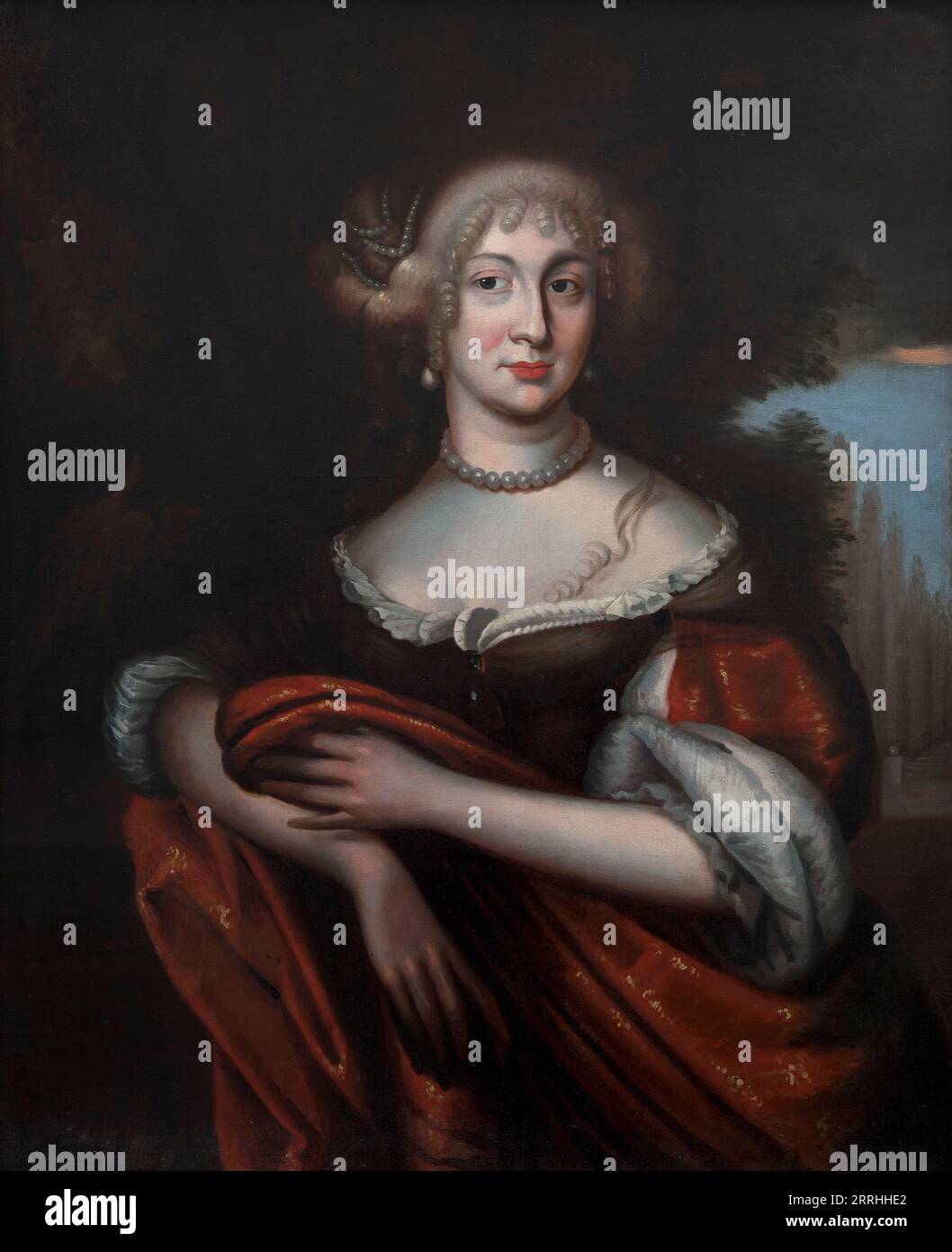 Sofia Amalia, Princess of Nassau-Siegen, c17th century Stock Photo - Alamy