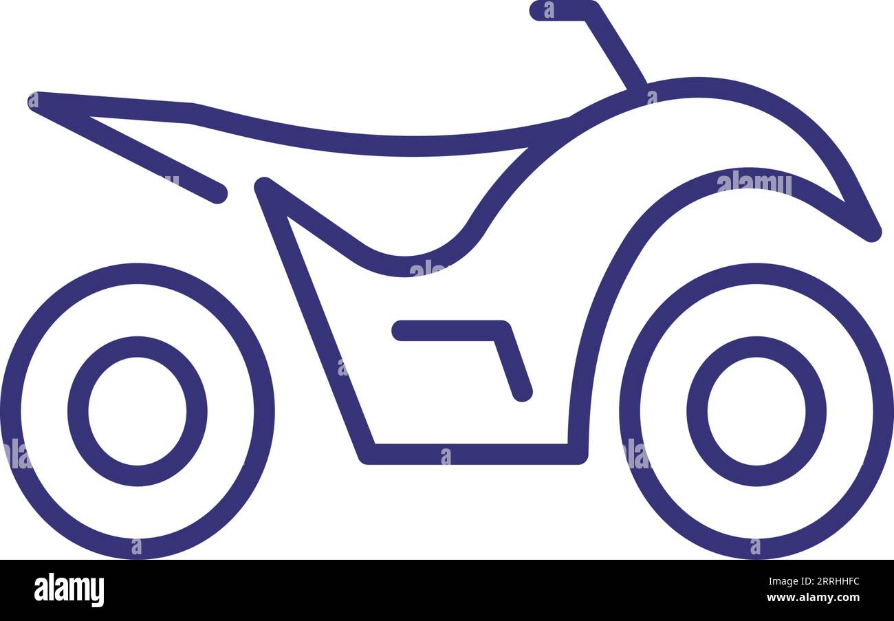 Motocross quad bike icon Cut Out Stock Images & Pictures - Alamy