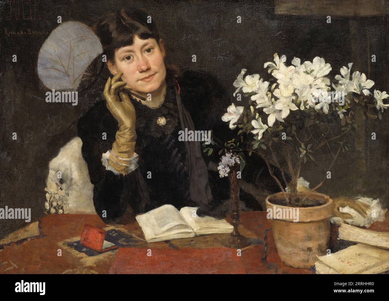 The Artist, Julia Beck, 1882 Stock Photo - Alamy