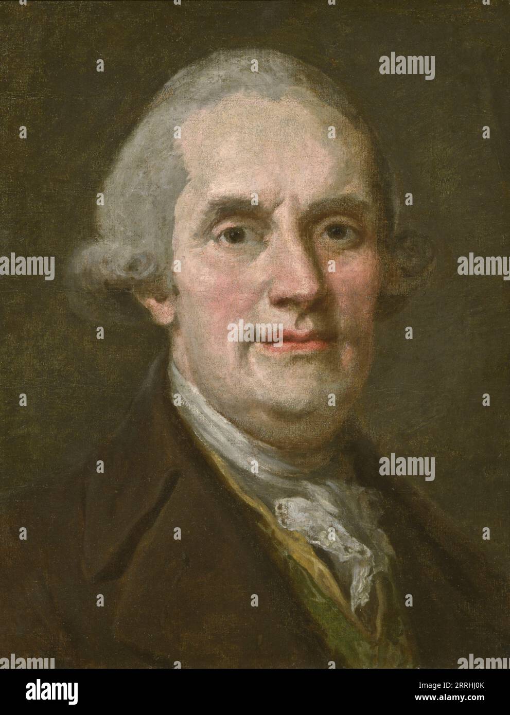 Self-portrait, 18th century Stock Photo - Alamy