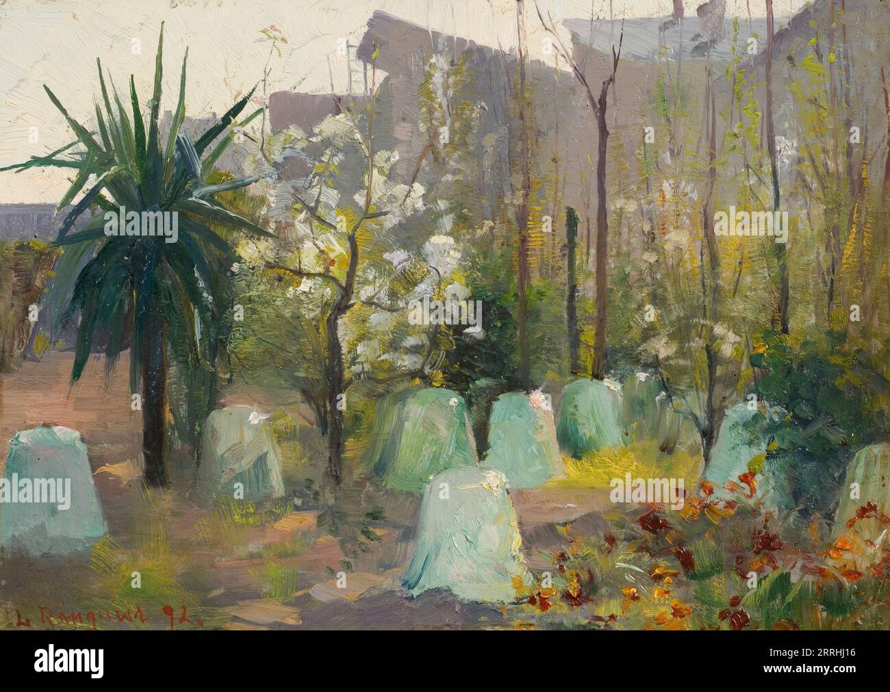Southern spring landscape, 1892 Stock Photo - Alamy