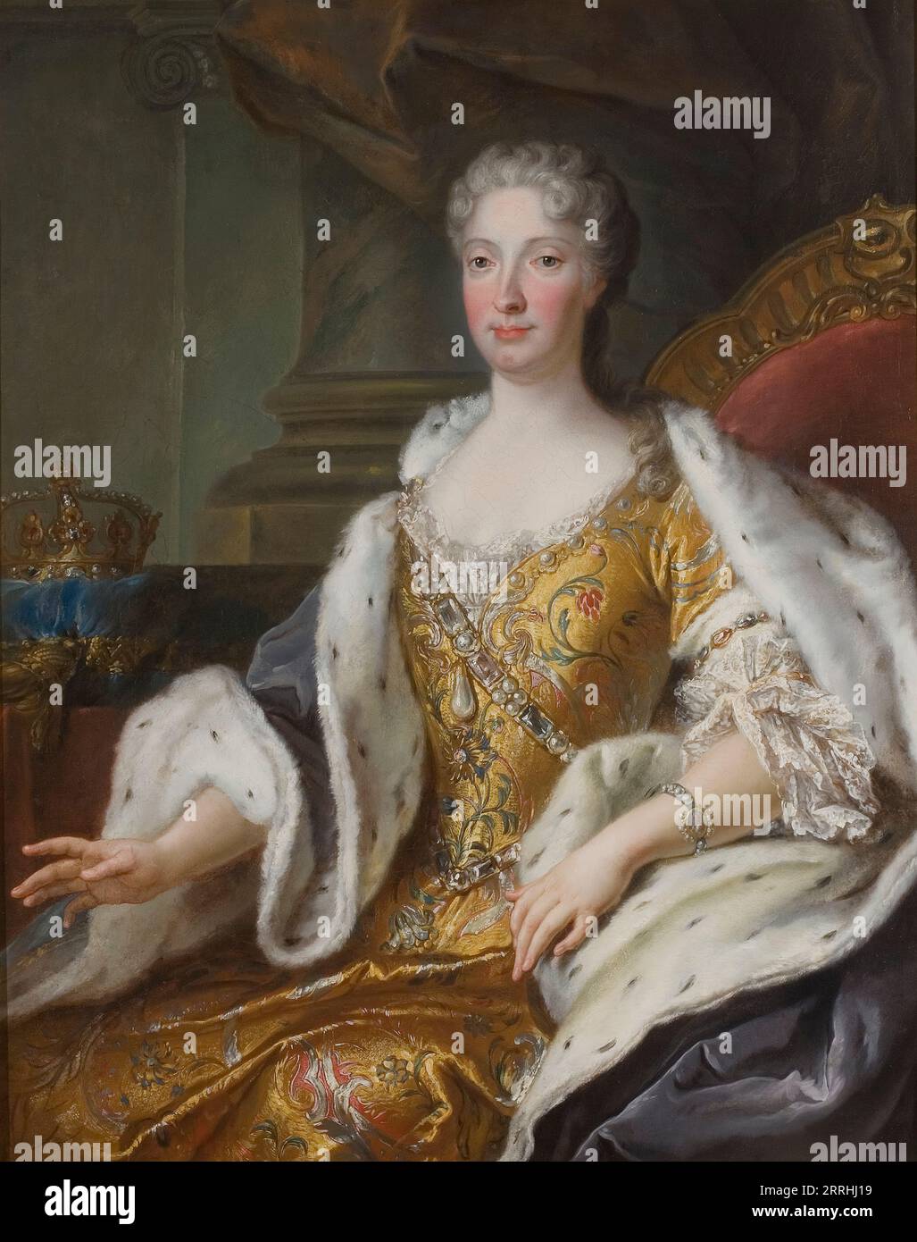 18th century painting women needlework hi-res stock photography and ...