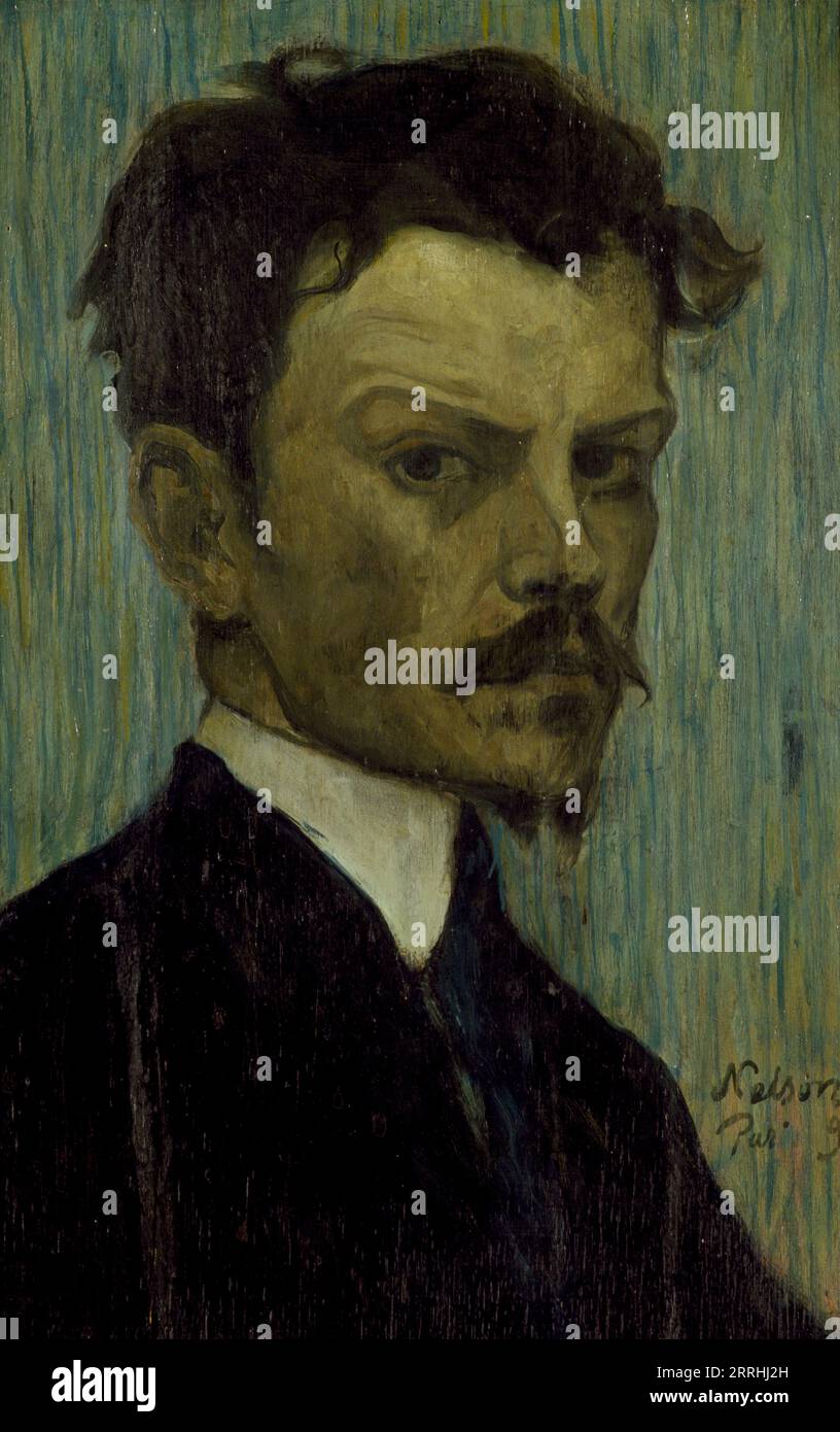 Self portrait, 1895 Stock Photo - Alamy