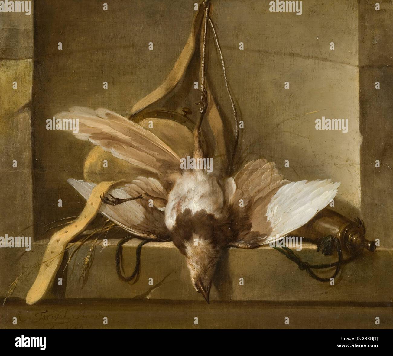 Still Life with a Dead Bird and Hunting Gear, 1744 Stock Photo - Alamy