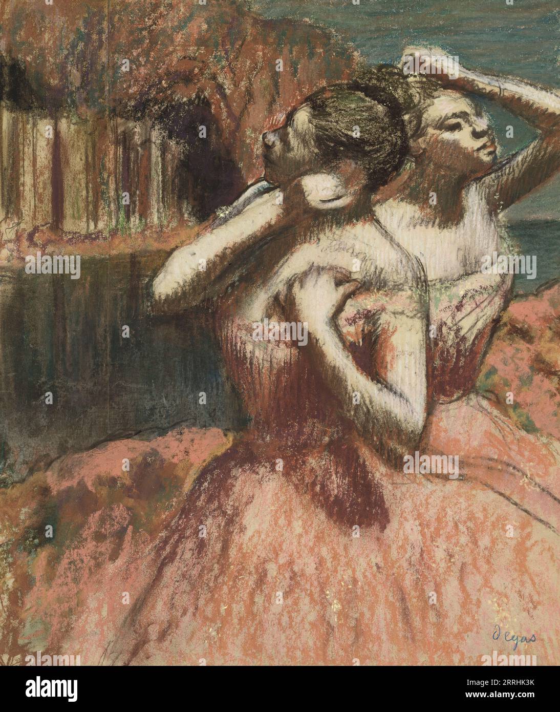 Two Dancers, late 19th-early 20th century Stock Photo - Alamy