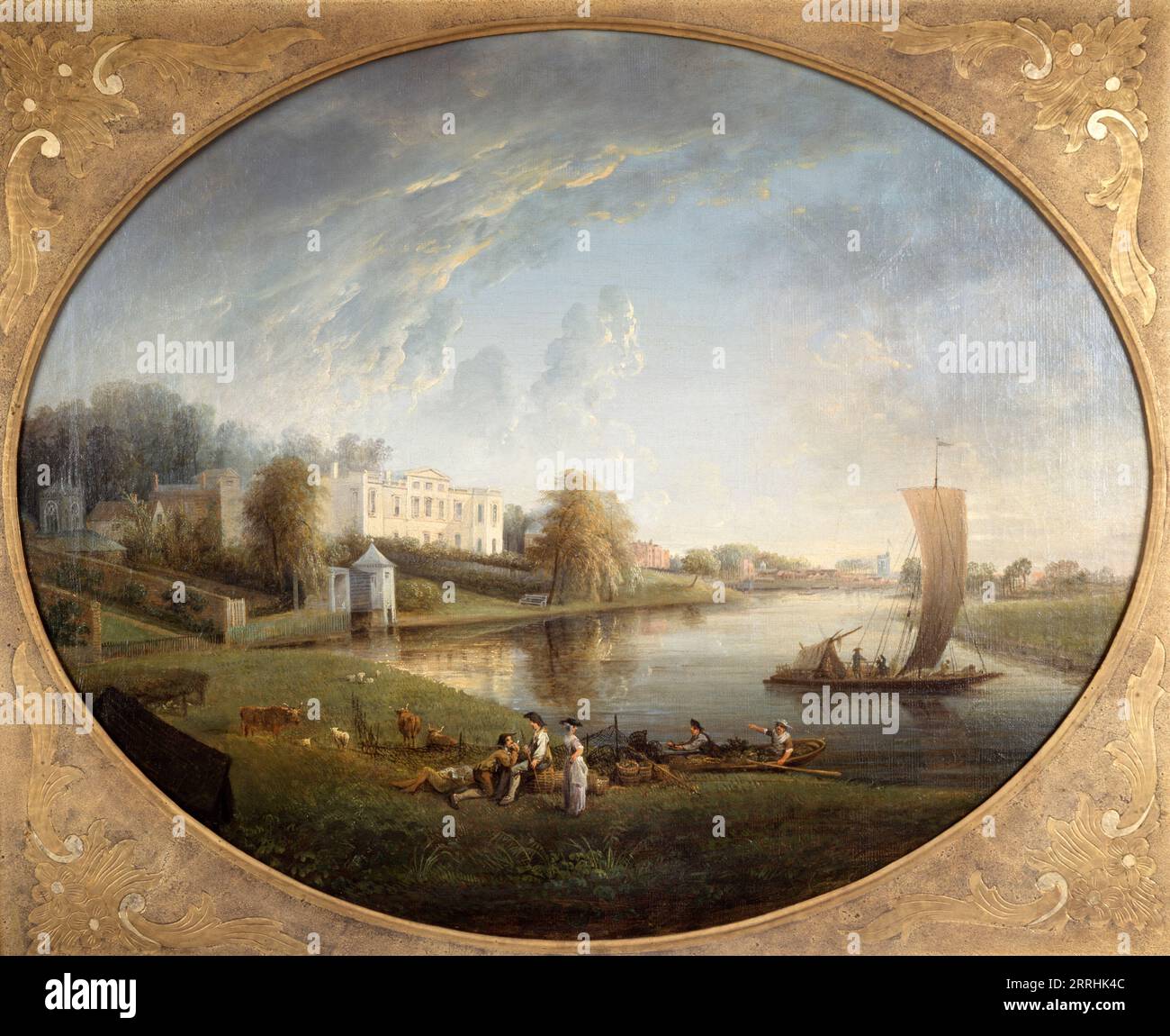 English country houses 18th painting hi-res stock photography and ...