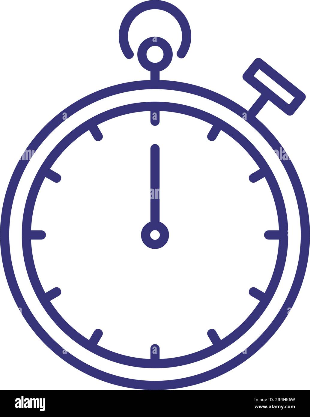 Stop watch line icon Stock Vector Image & Art - Alamy