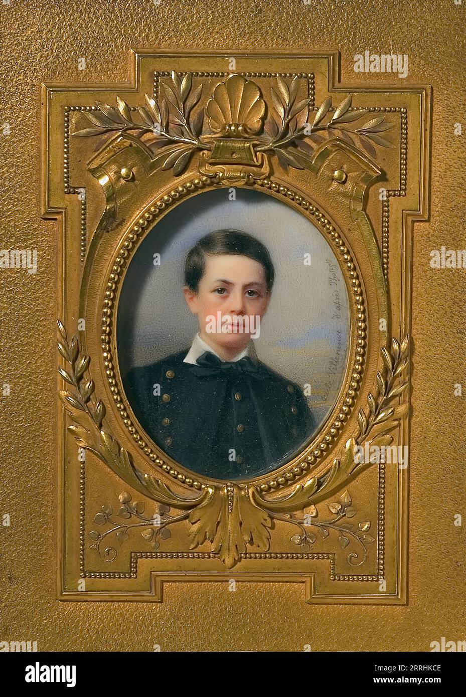 Unknown boy, 19th century Stock Photo - Alamy