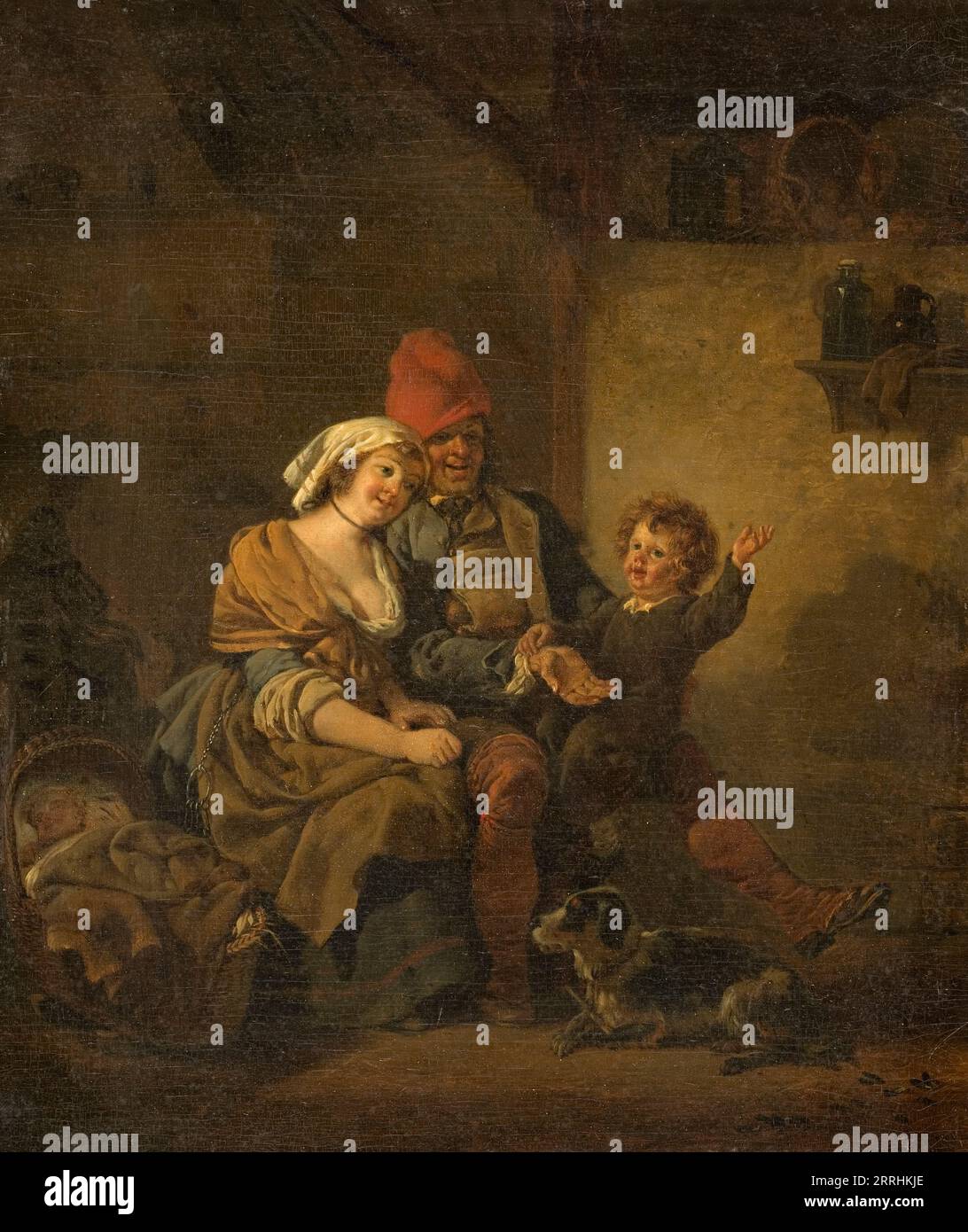 The Happy Family, late 18th-early 19th century Stock Photo - Alamy