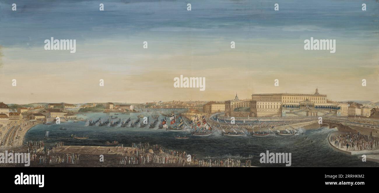 The Acclamation of King Carl XIV Johan of Sweden, 1818 Stock Photo - Alamy