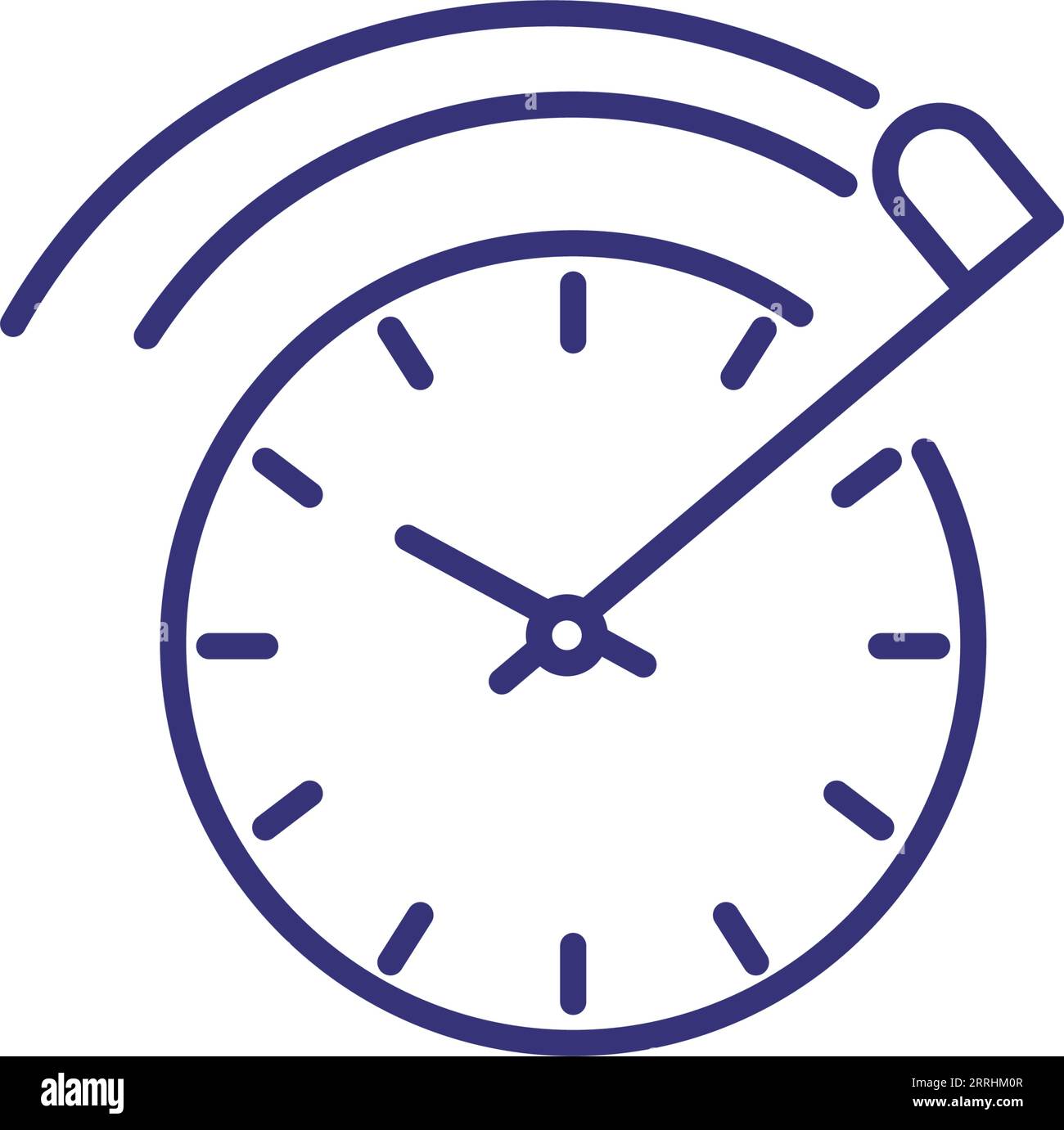Time management line icon Stock Vector Image & Art - Alamy