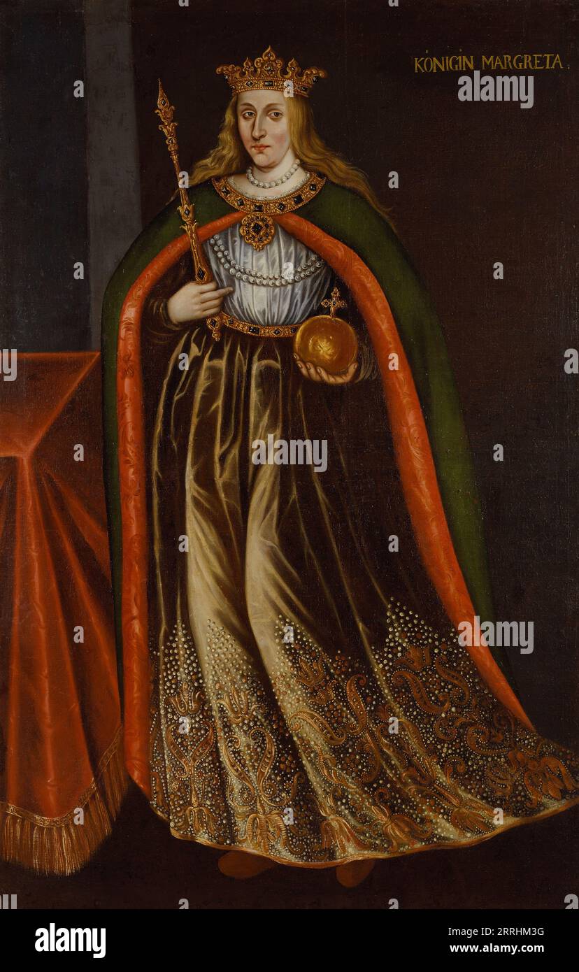 Margareta, 1353-1412, Queen of Denmark, Norway and Sweden, c14th century Stock Photo - Alamy