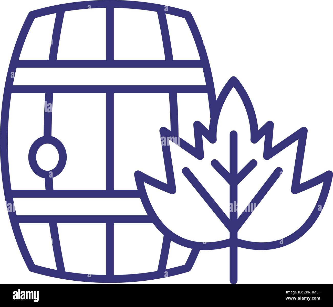 Barrel rum icon outline Stock Vector Images - Alamy