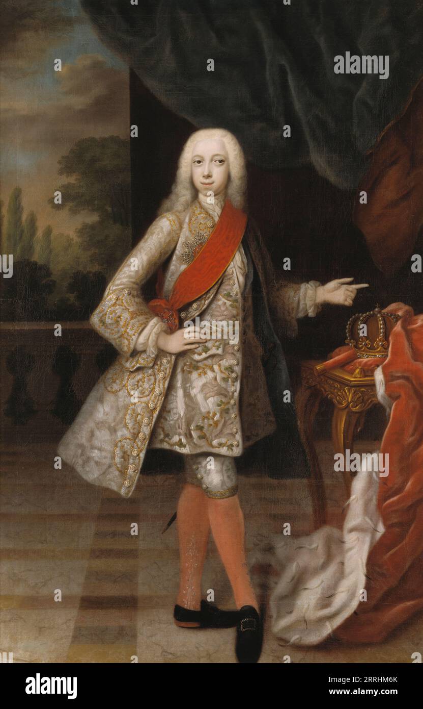 Peter III, 1728-62, Duke of Holstein-Gottorp, c18th century Stock Photo ...