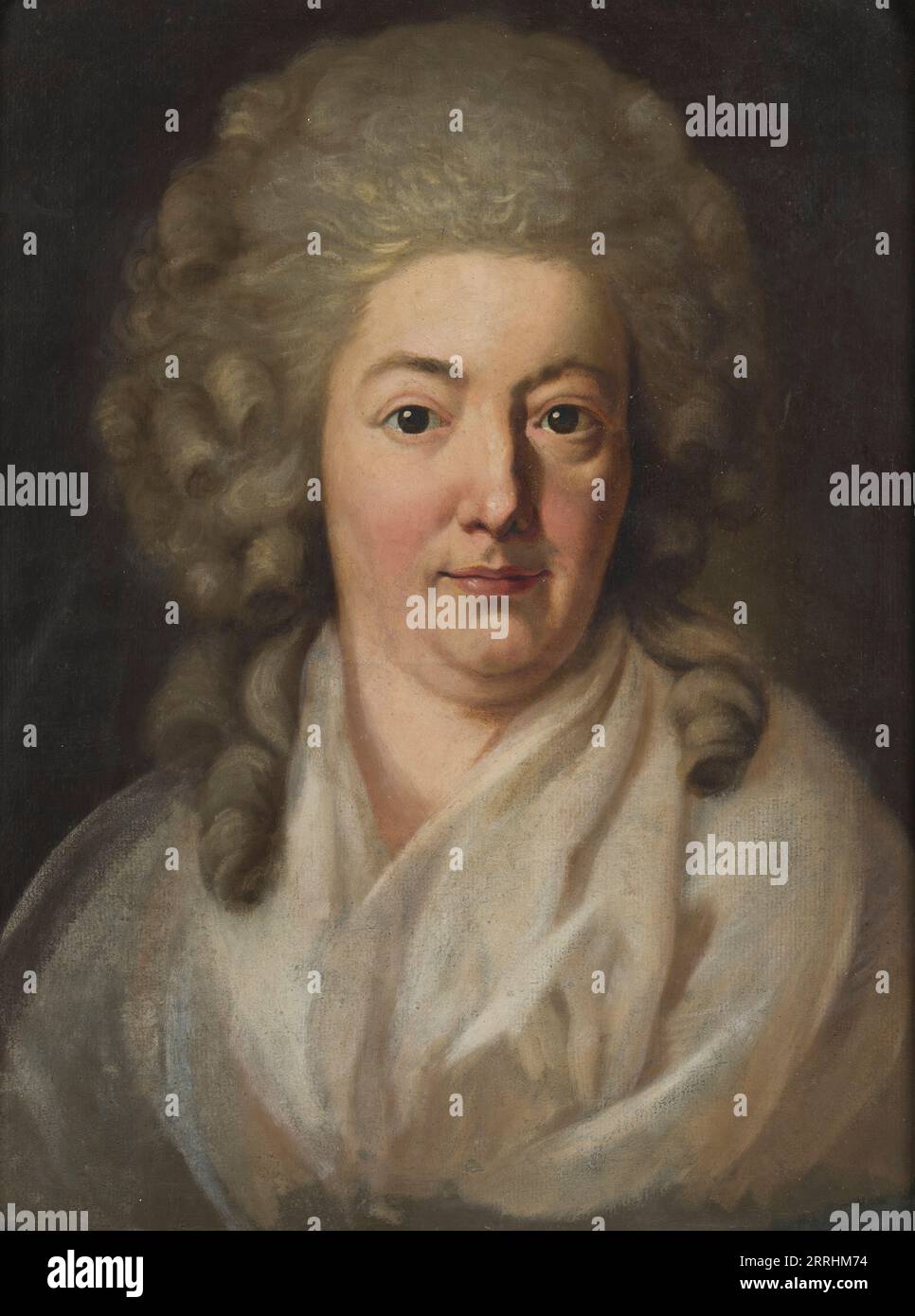 Portrait of a Woman, c18th century Stock Photo - Alamy