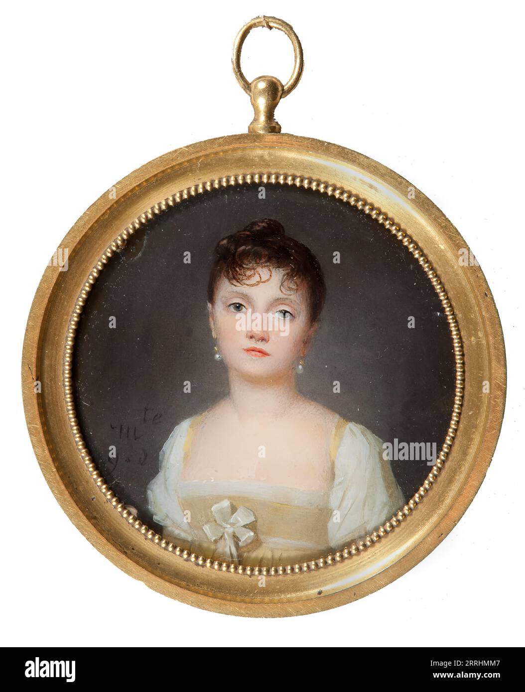 Unknown lady, late 18th-early 19th century Stock Photo - Alamy
