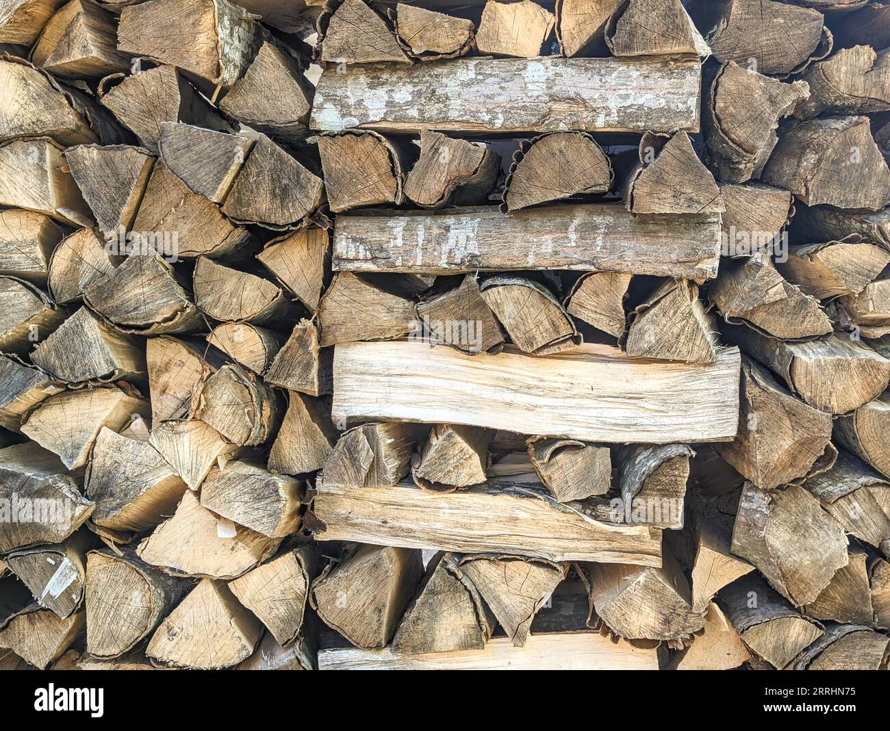Stack of campfire wood. wood texture Stock Photo - Alamy