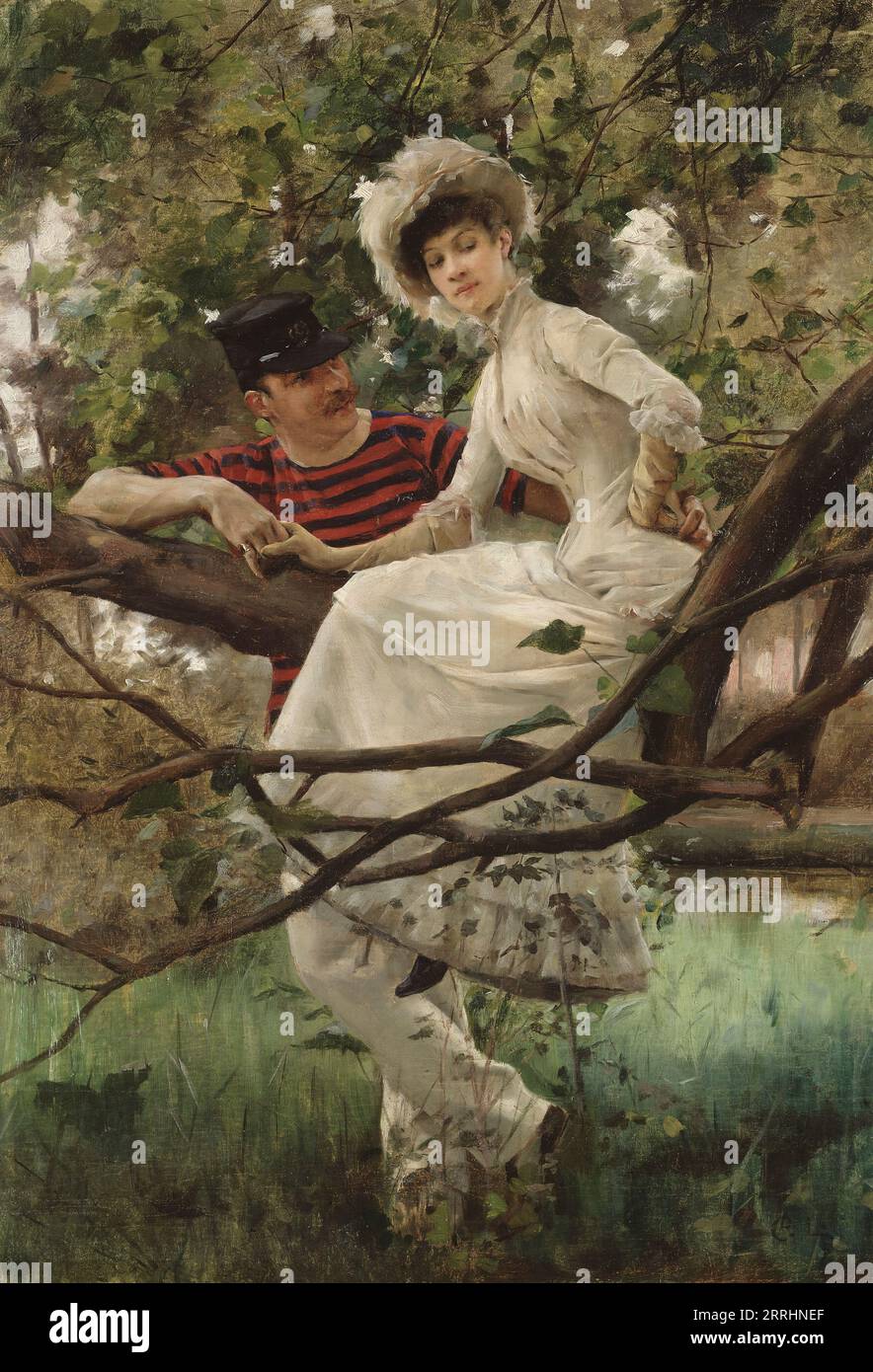 Idyll, probably 1880-1882. Additional Info: This painting is undated, but it was probably made ...