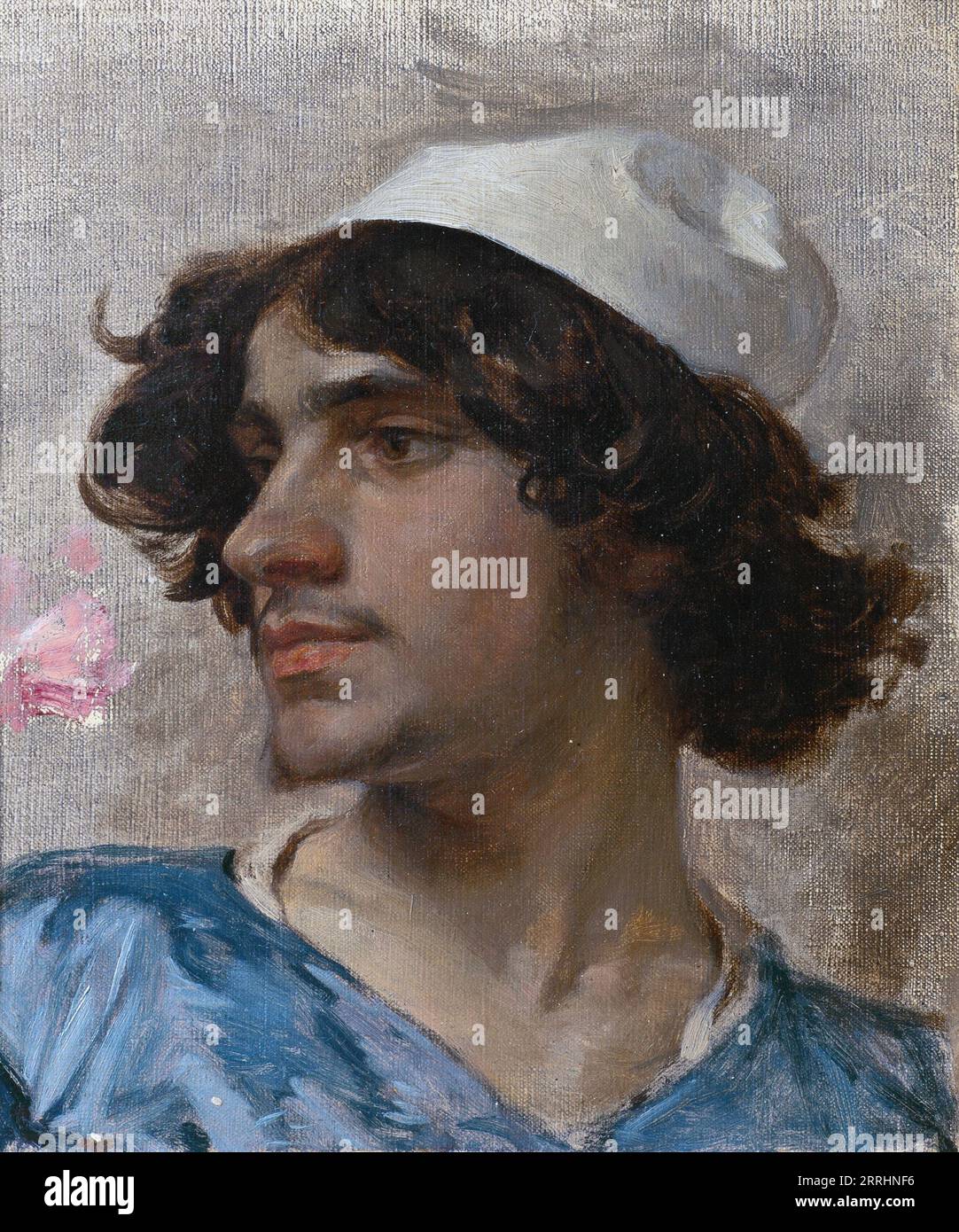 Head of Young man. Study, c19th century. Additional Info: Charles ...