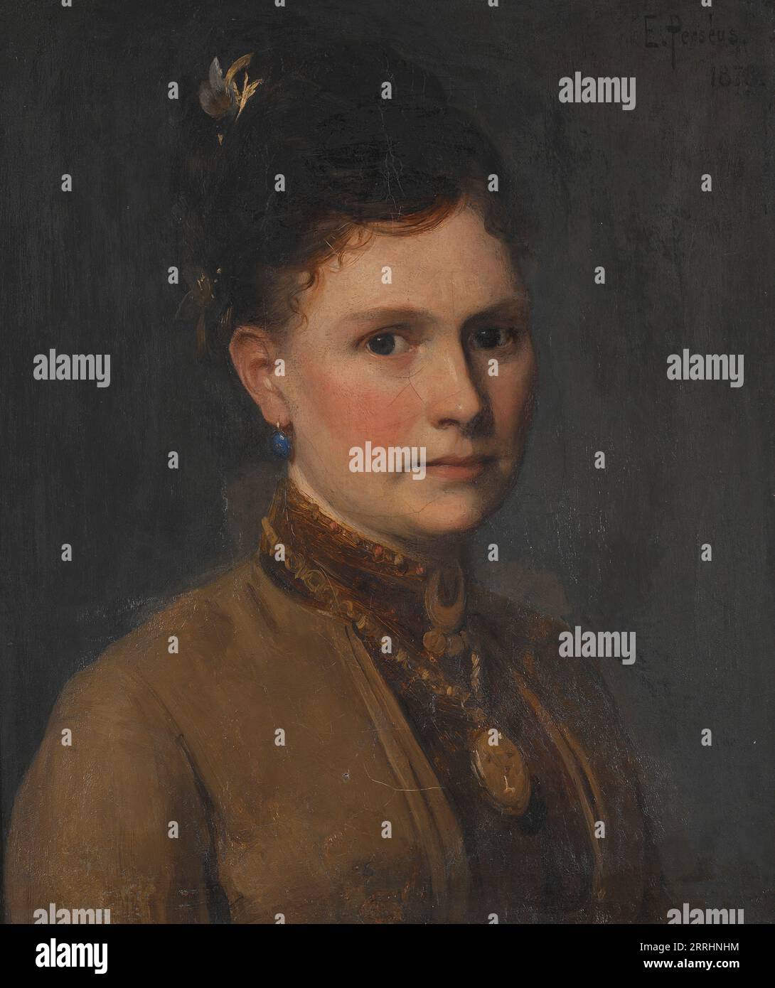 Maria Agnes Claesson (1843- after 1903), married to the artist Edvard ...