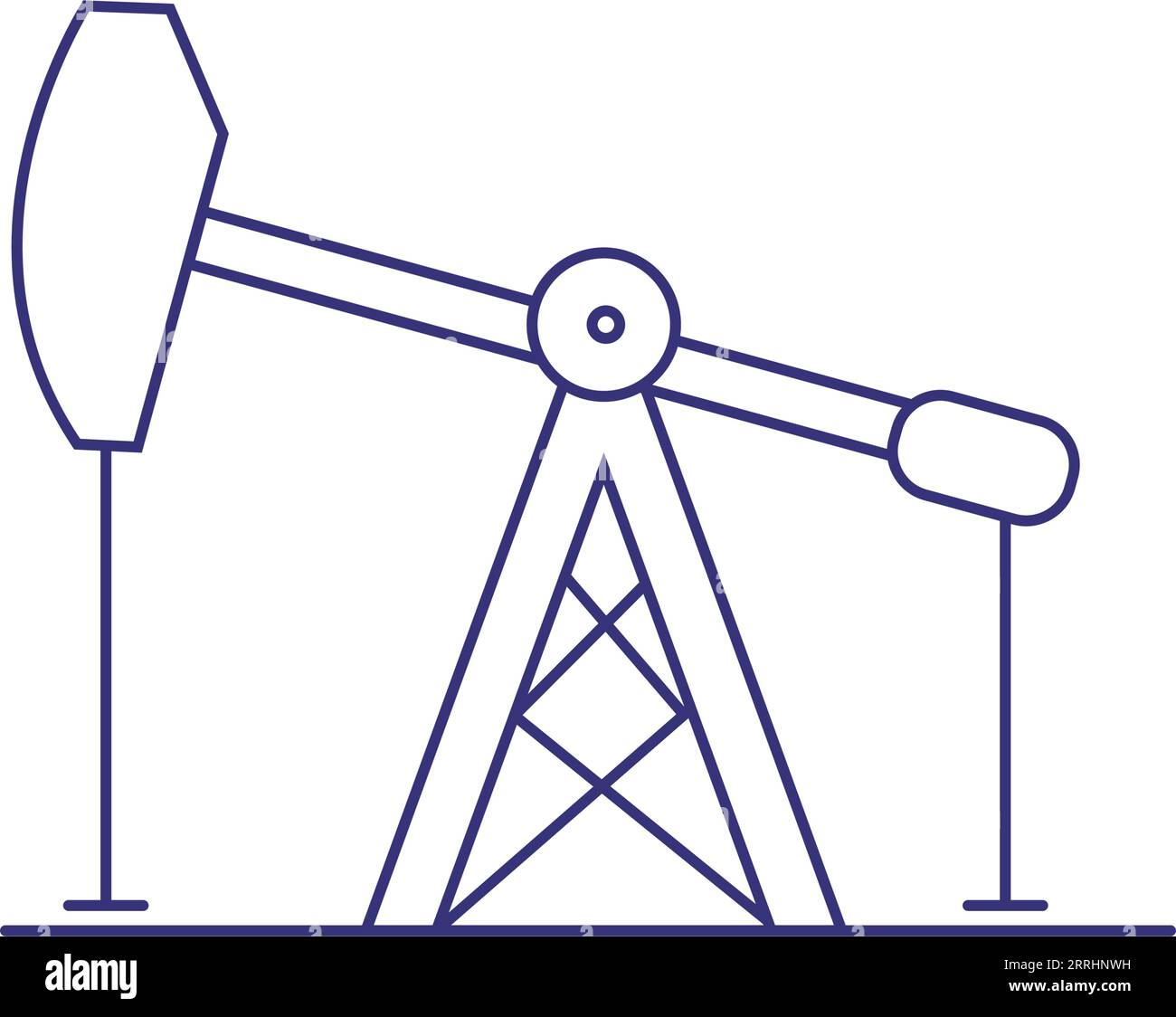 Oil pump line icon Stock Vector Image & Art - Alamy
