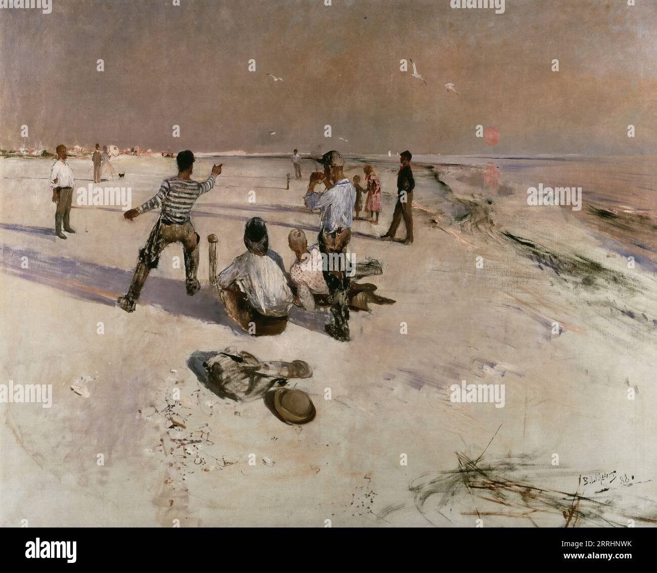 Man Warping, 1888 Stock Photo - Alamy