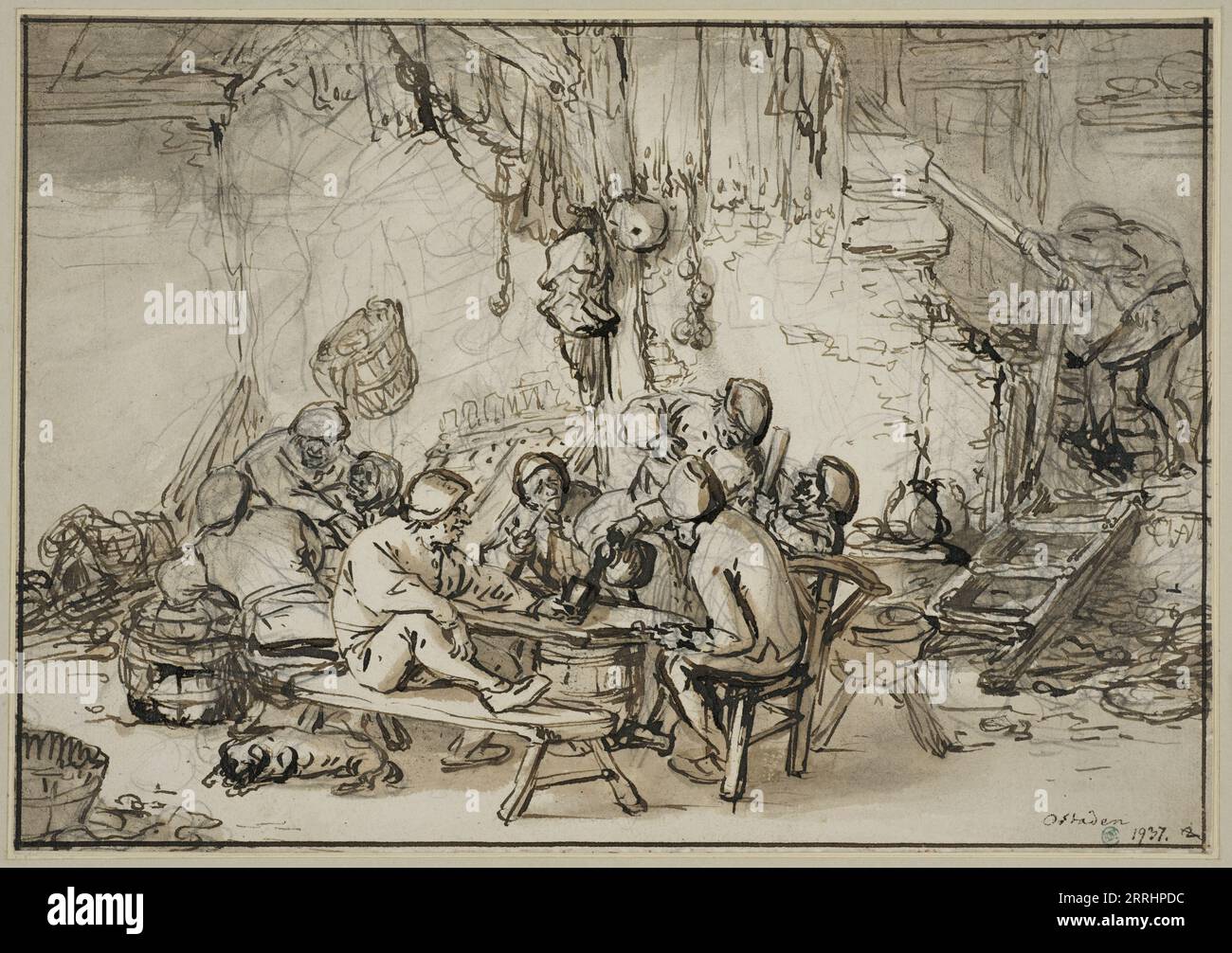 Graphite washed with ink on paper hi-res stock photography and images ...