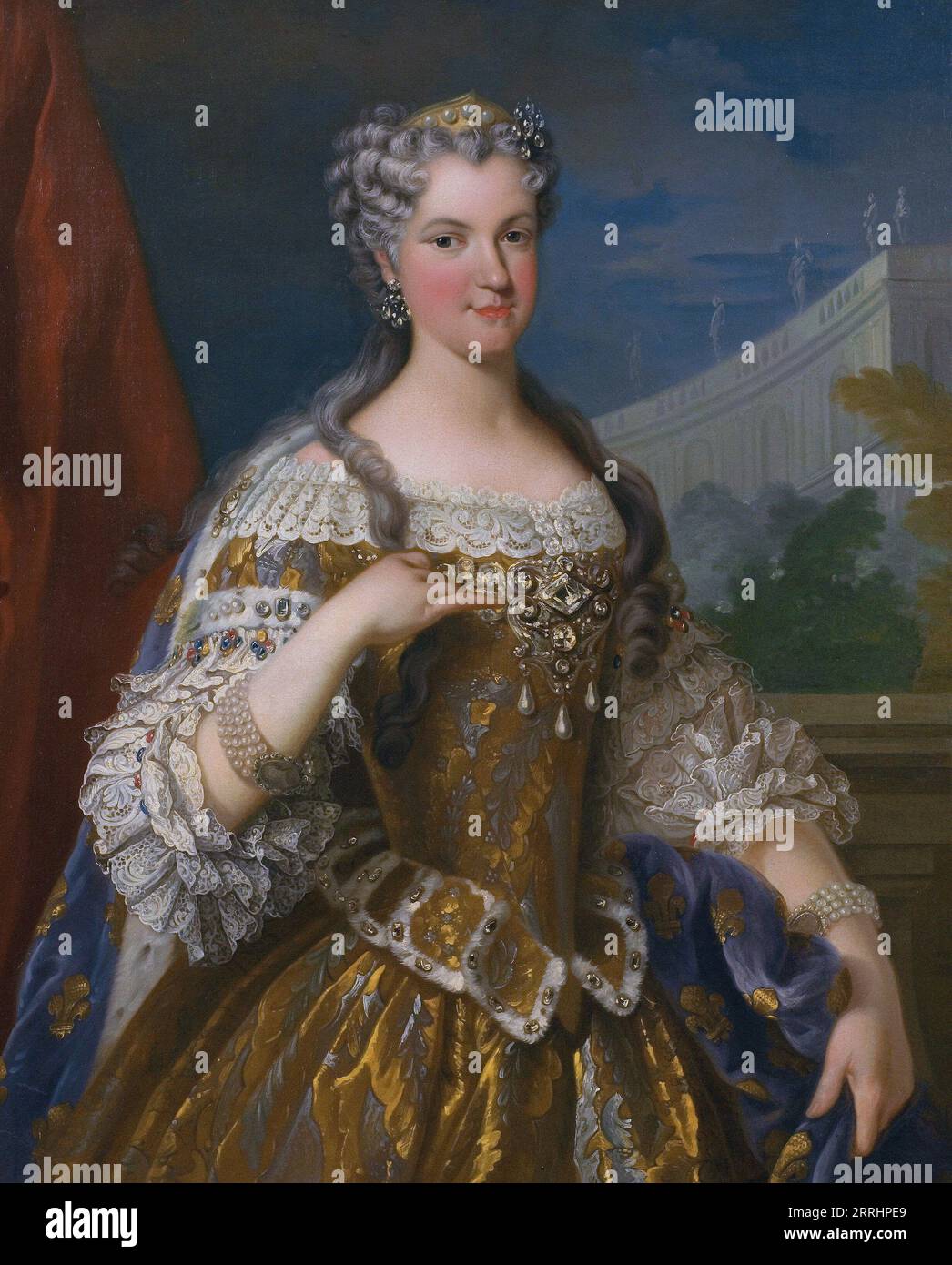 Fashion 18th century hairstyle france hi-res stock photography and ...