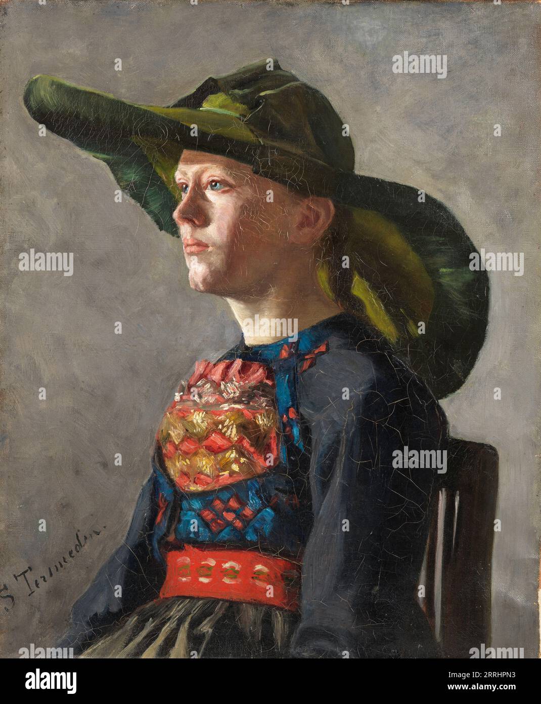 German peasant girl painting hi-res stock photography and images - Alamy