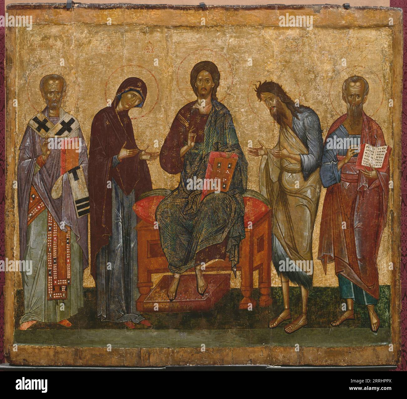 Saint nicholas byzantine icon hi-res stock photography and images - Alamy