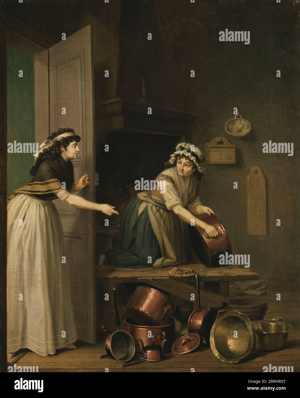 Women domestic work 18th century hi-res stock photography and images ...