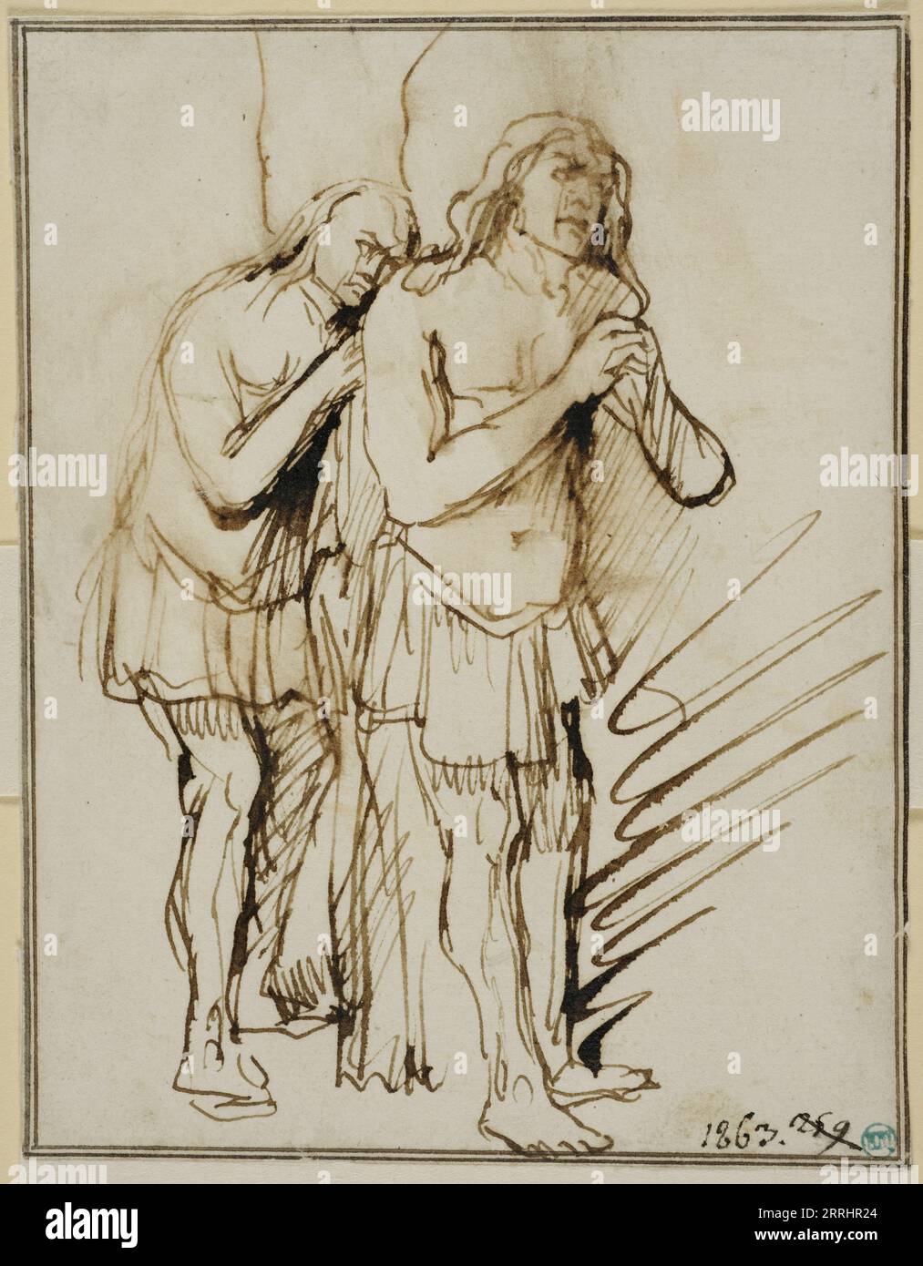 Adam and Eve after the Fall Stock Photo - Alamy