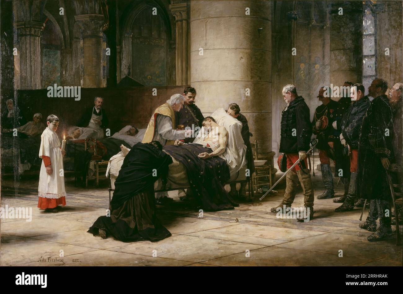 Death of a Hero, 1888 Stock Photo - Alamy