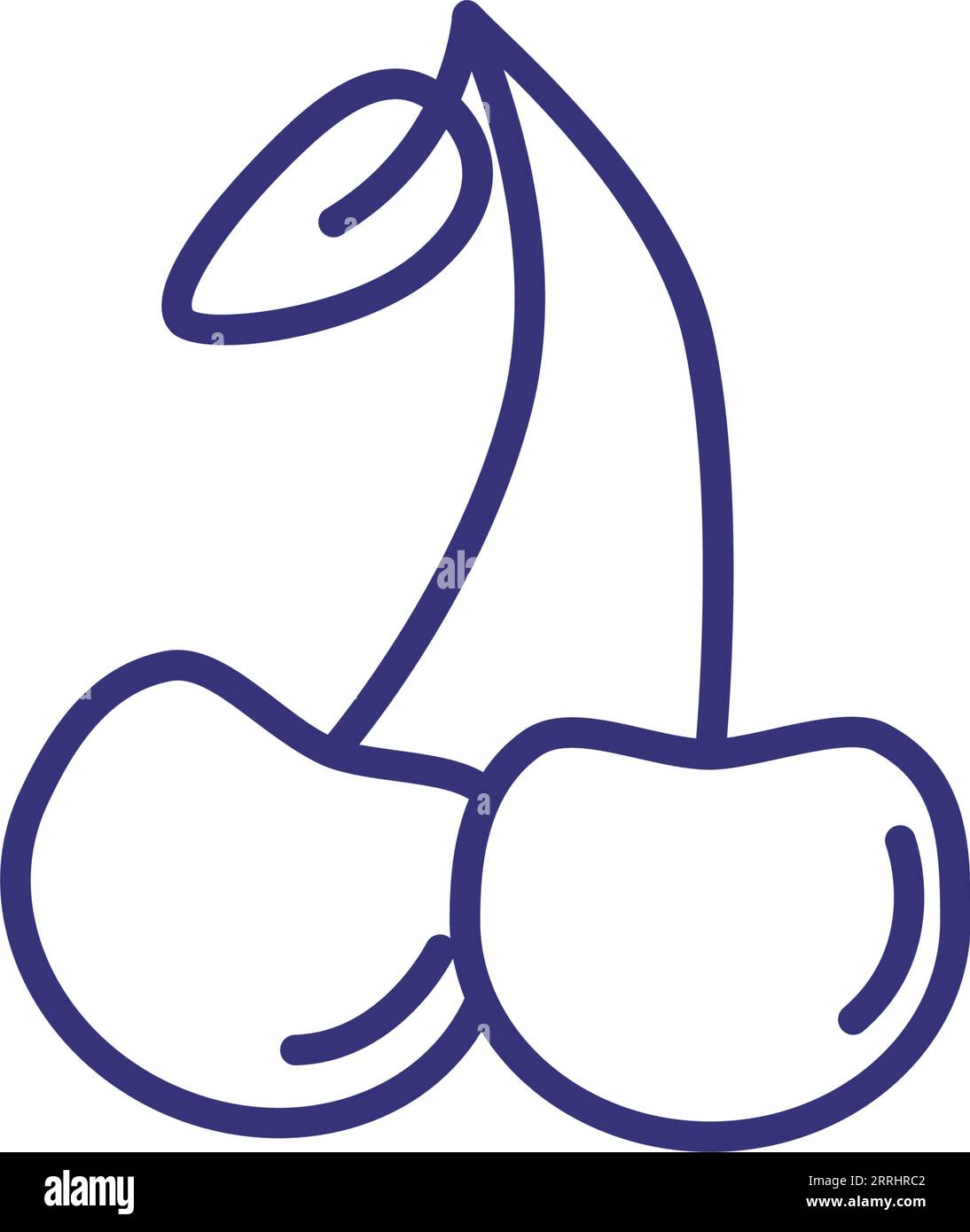 Cherry line icon Stock Vector Image & Art - Alamy